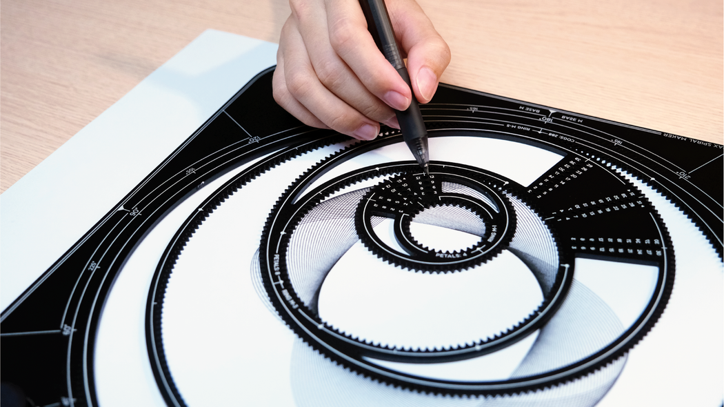 Giant Professional Spirograph Drawing Toolset - PLANARC MEGA Spiral Ma ...